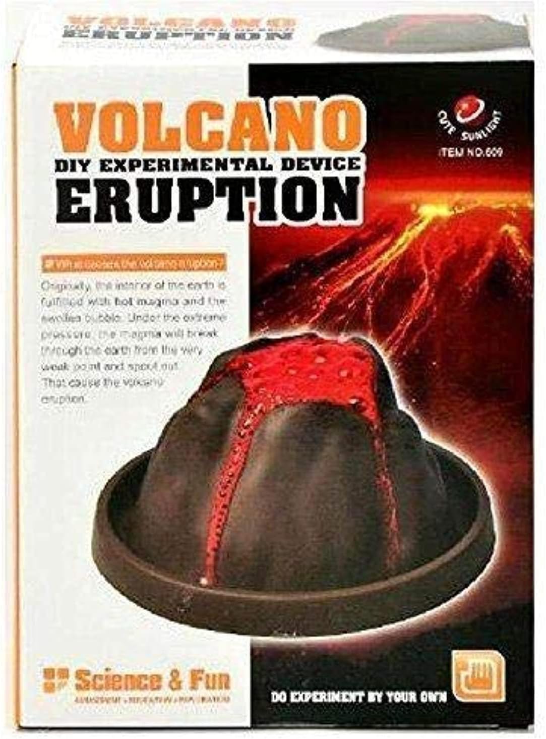 Cute Sunlight Make Your Own Erupting Volcano Eruption Volcanic Toy Diy ...