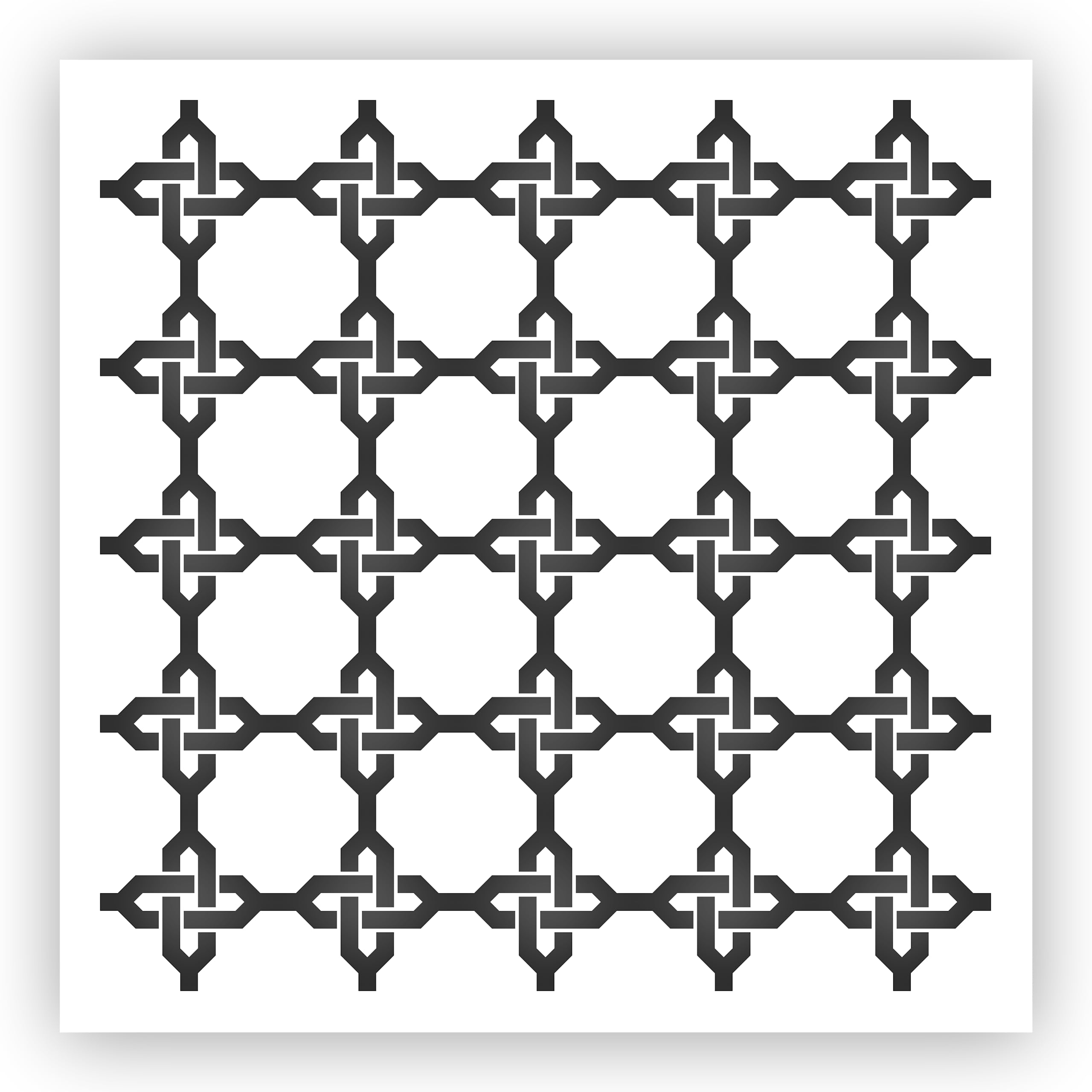 Pattern #17 Stencil - Choose a Size - Laser-Cut Reusable Plastic | eBay