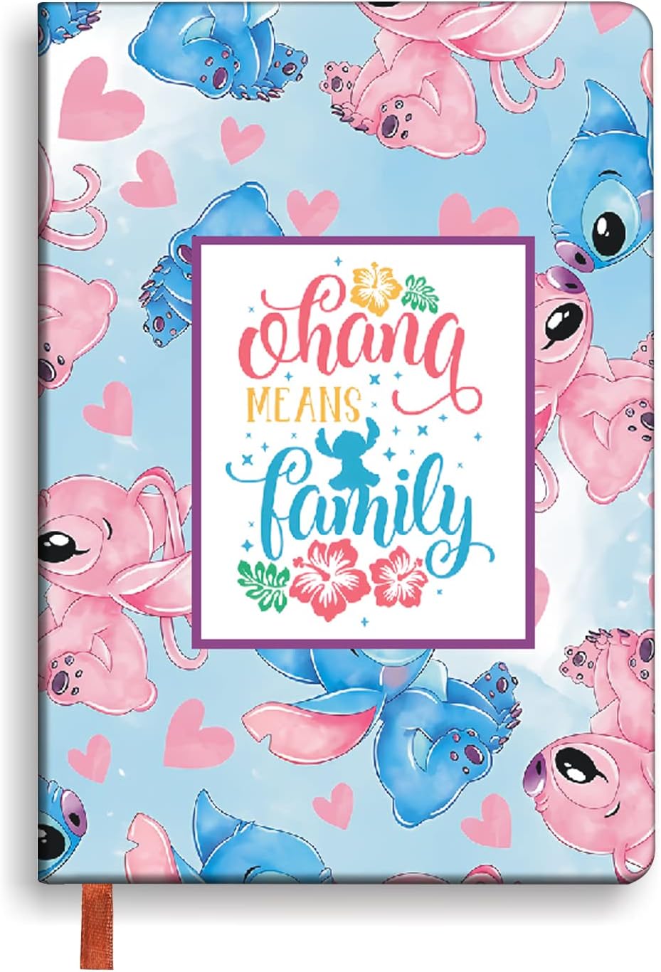 Amazon.com : Stitch Gifts Ohana Gift Stitch Lined Leather Journal ...