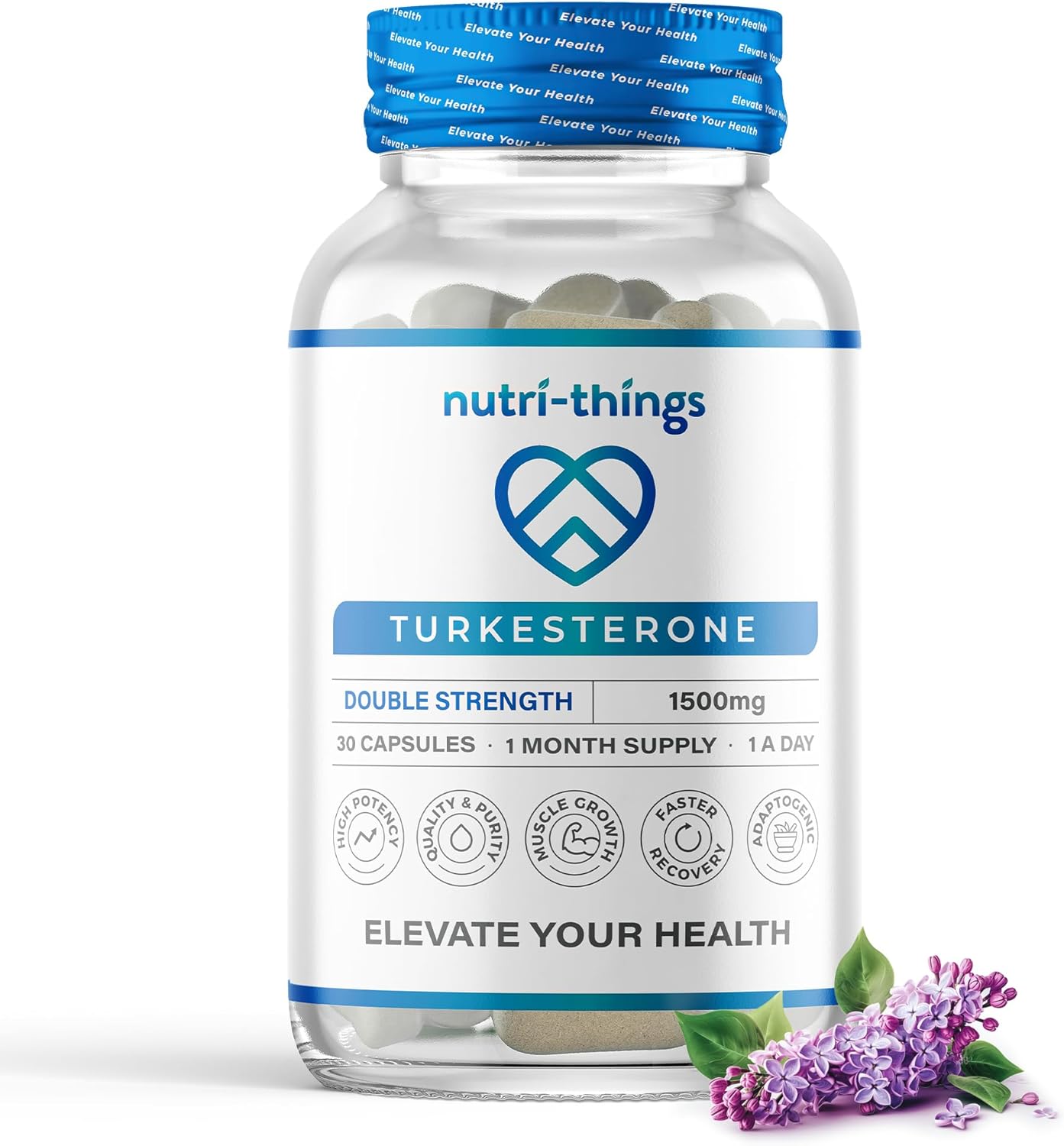 Turkesterone Capsules - 1500mg Turkesterone - Muscle Growth and ...