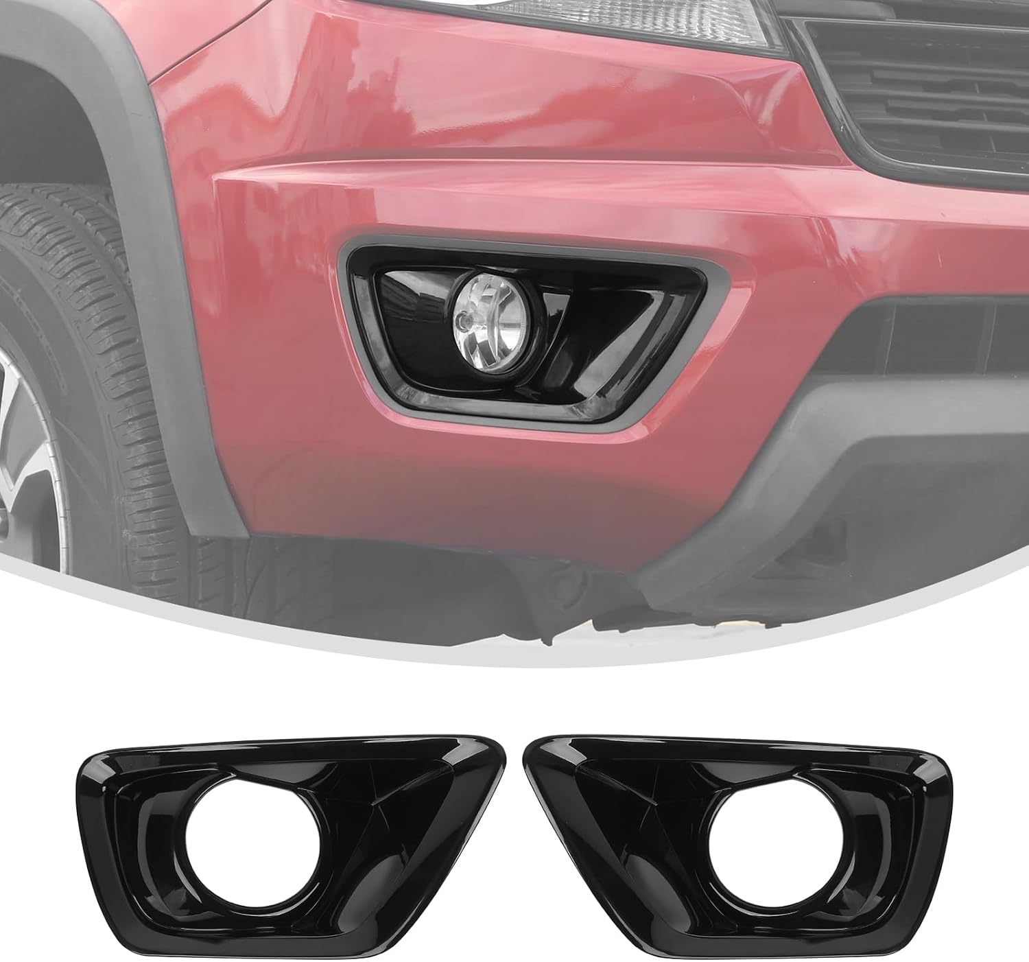 Amazon.com: Linskip Front Fog Light Covers Compatible with Chevrolet ...