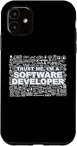 Amazon.com: iPhone 11 Programmer Computer Developer PC Nerd Software Engineer Case : Cell Phones ...