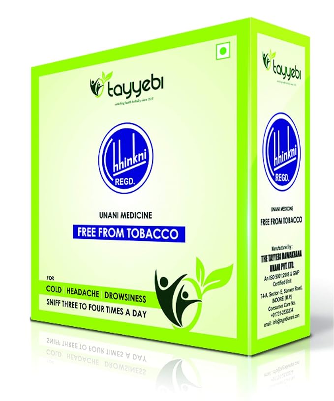 Buy Tayyebi Chhinkni Snuff Powder Unani Medicine for Cold, Headache ...