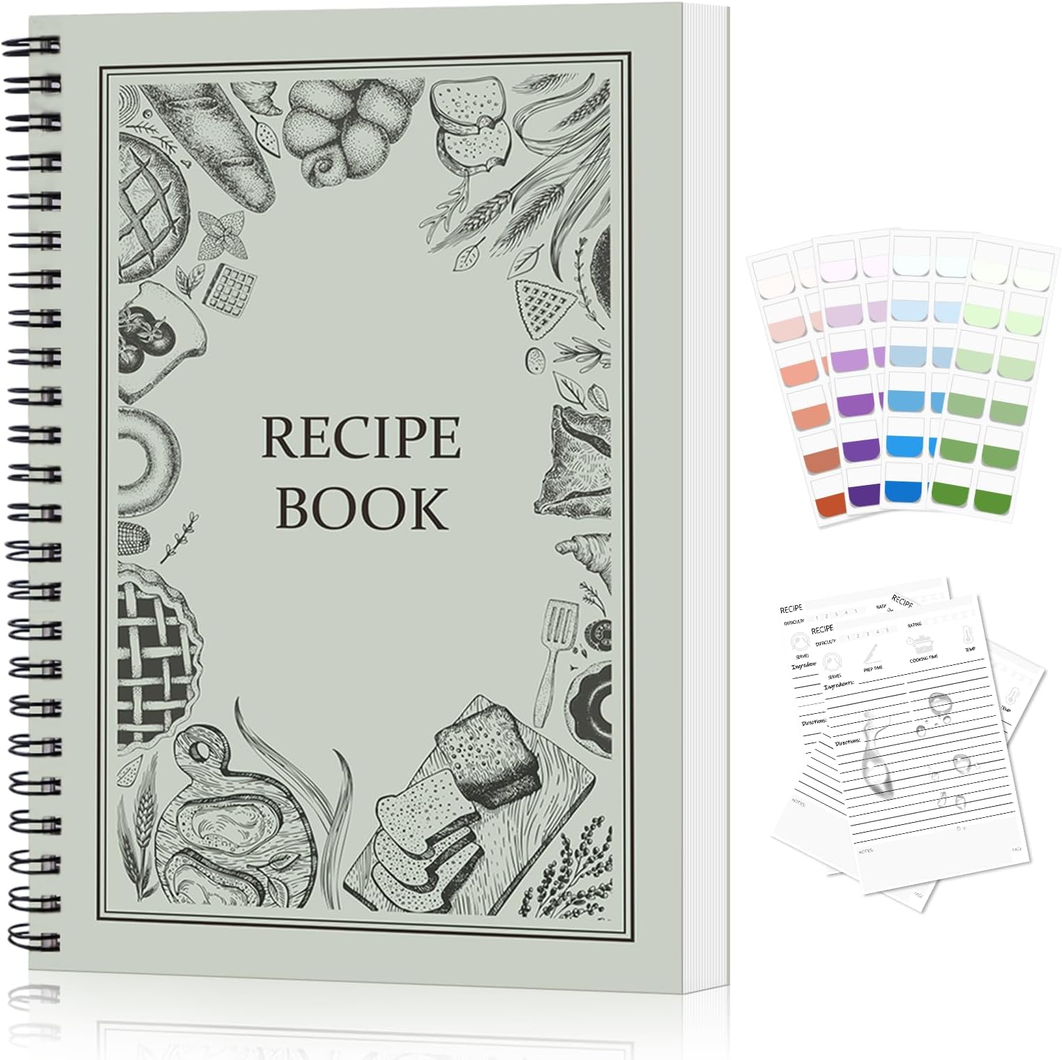 Amazon.com: ceiba tree Blank Recipe Book to Write in Your Own Recipes ...