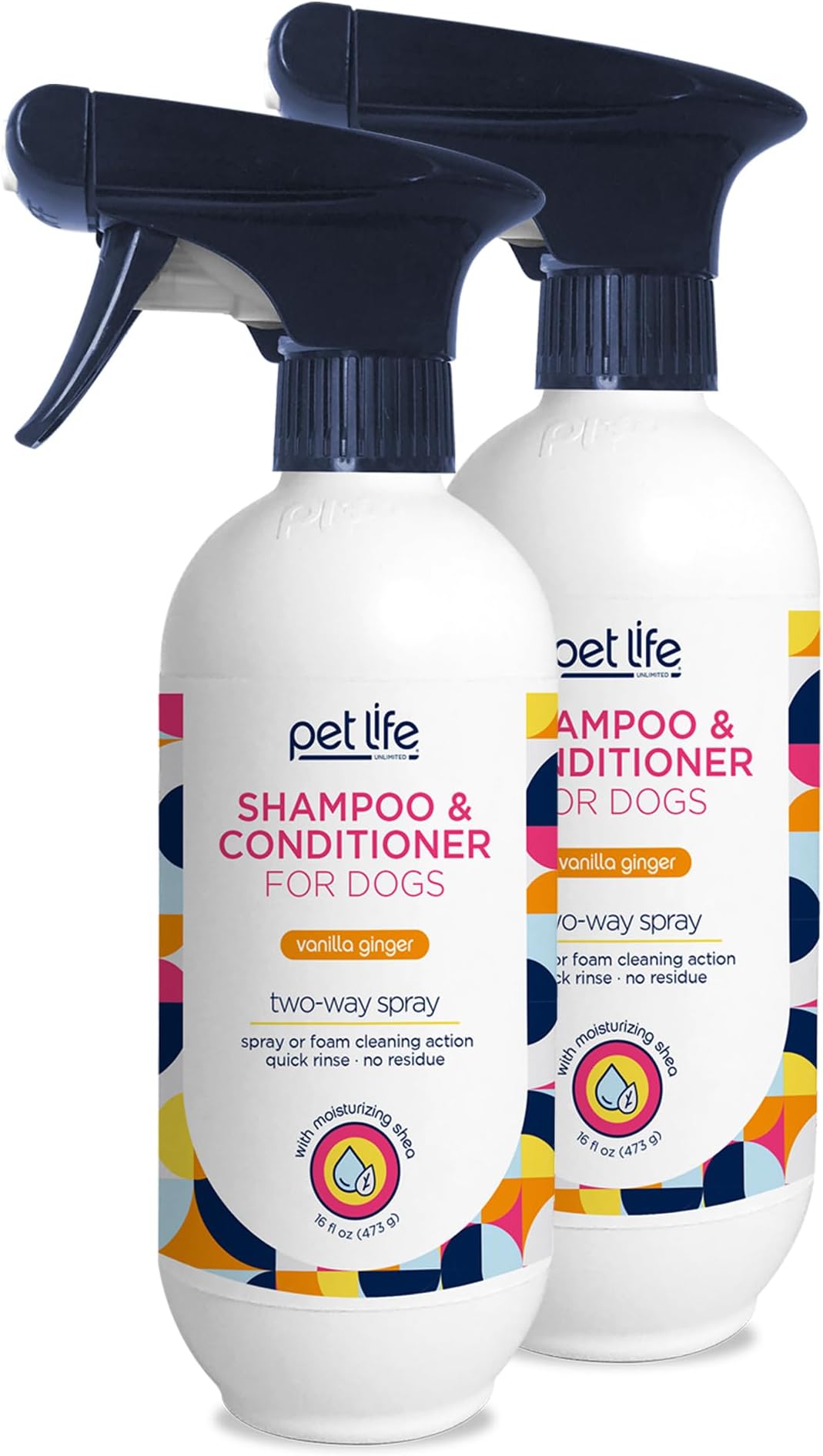 Amazon.com: Pet Life Unlimited Dog Shampoo and Conditioner Foaming 2-in-1 Spray - Plant-Based ...