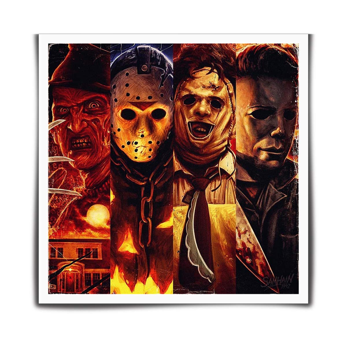 Michael Myers Vs Jason Drawings Michael Myers And Jason Voorhees