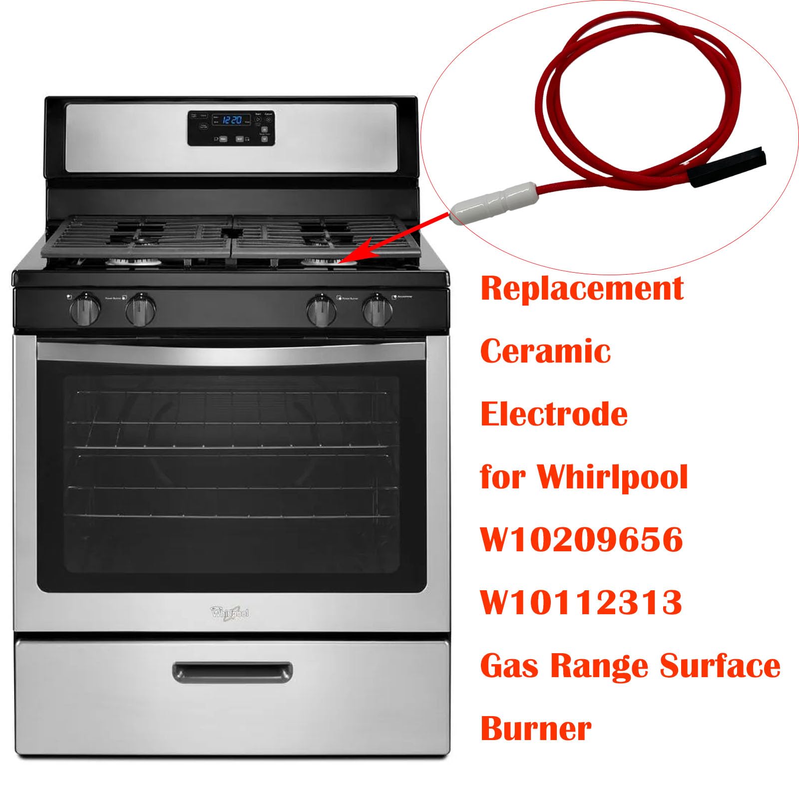 Snapklik.com : MENSI Replacement Ceramic Electrode For Whirlpool ...