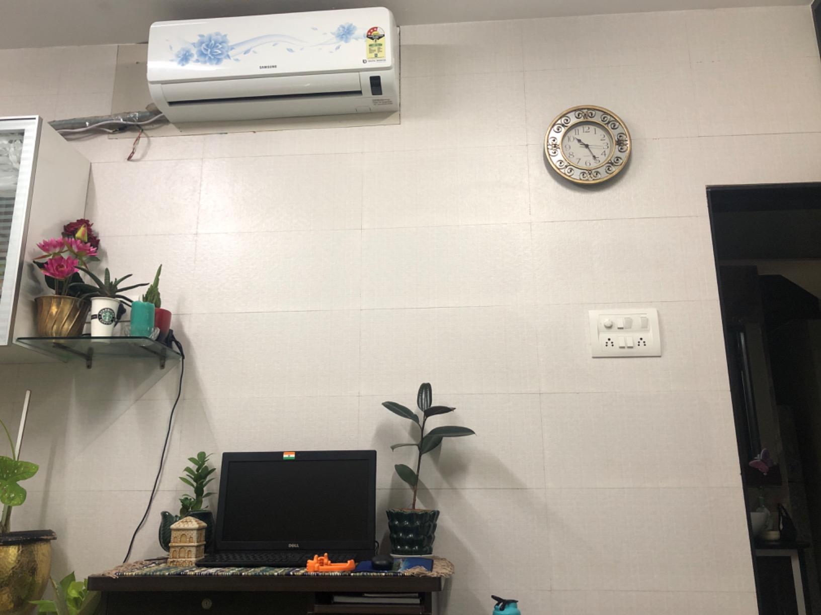 Buy Home Centre Estelle Plastic Vintage Abstract Round Wall Clock ...