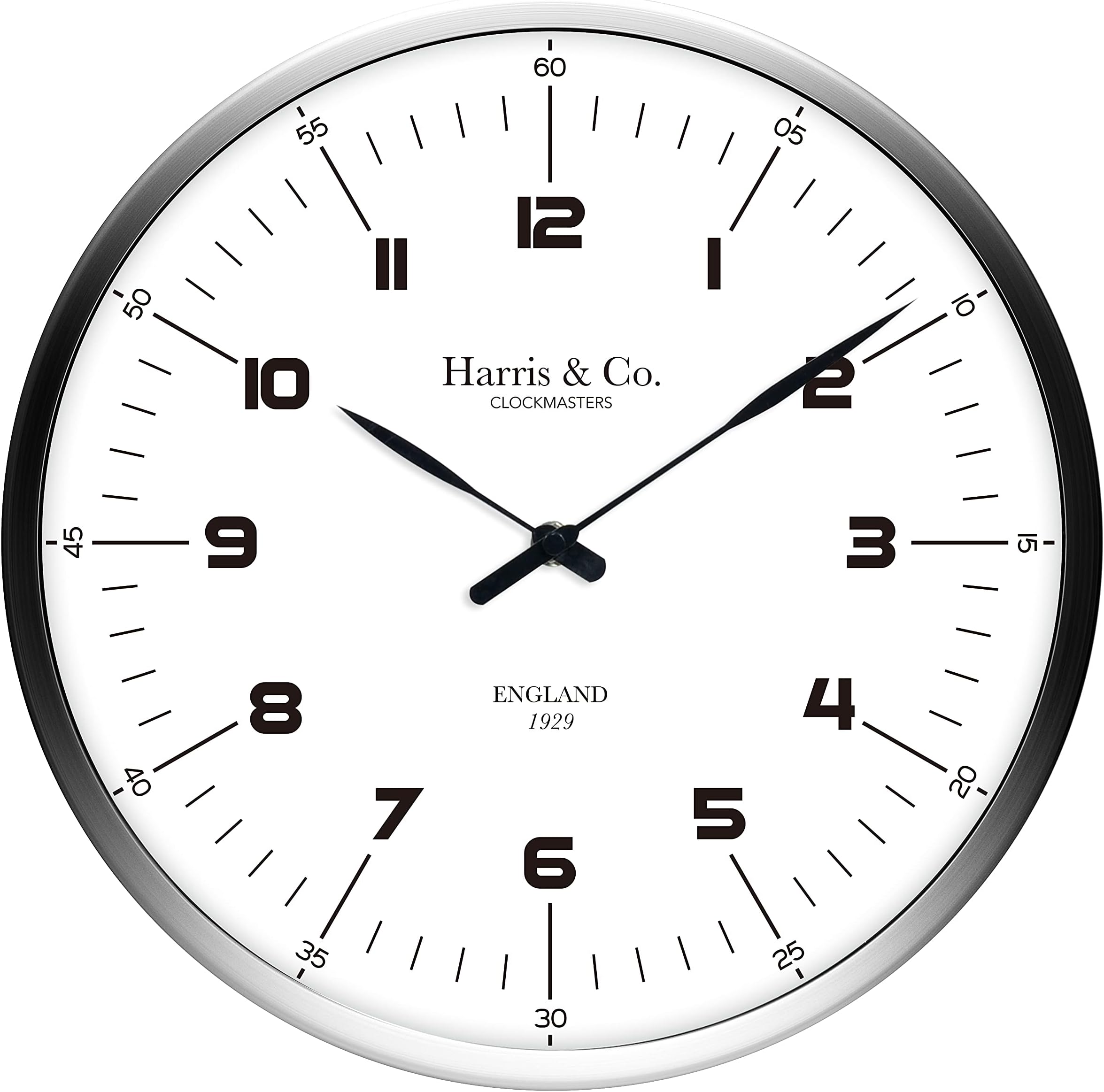 Buy HARRIS & CO. CLOCKMASTERS Premium Luxury Analog Wall Clock ...