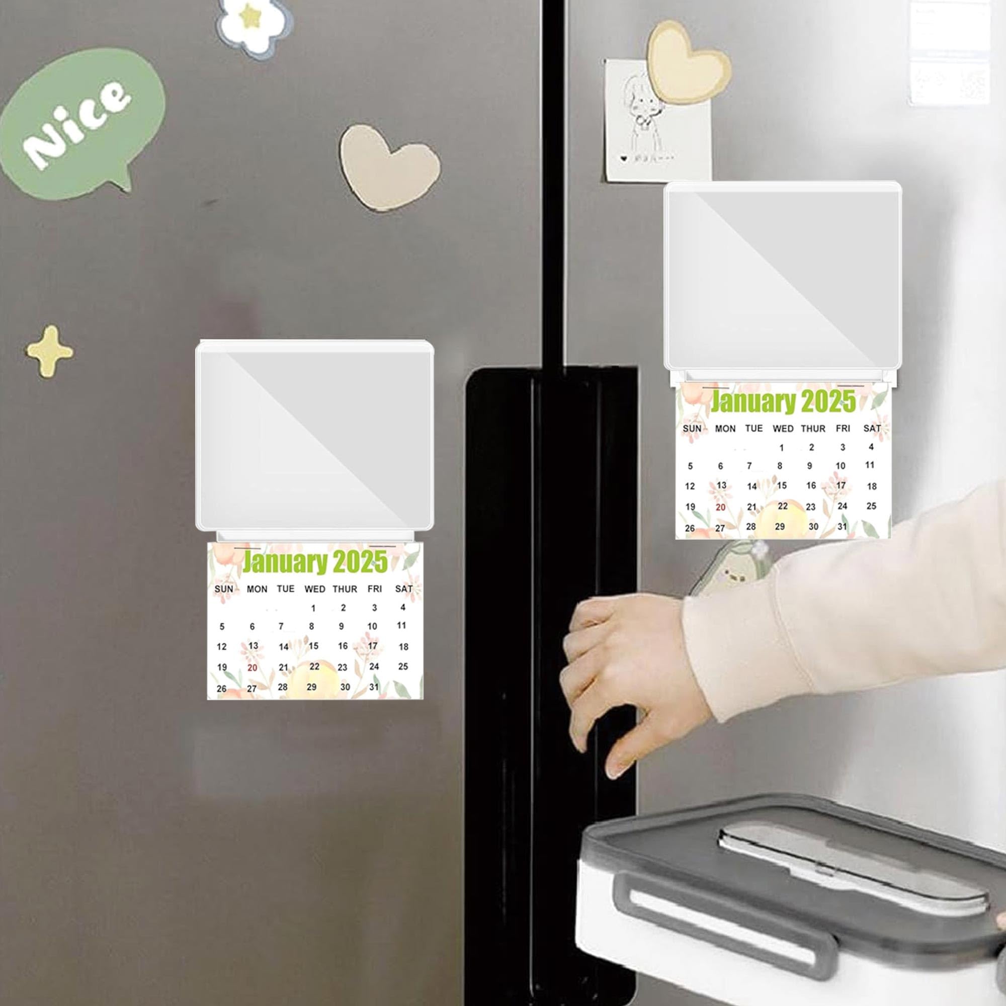 Snapklik.com : 2025 Peel And Stick Calendar 2-in-1 Car Calendar Wall ...