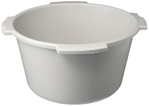 Amazon.com: Lumex Everyday Commode Pail without Cover, 7 Quart, Grey ...