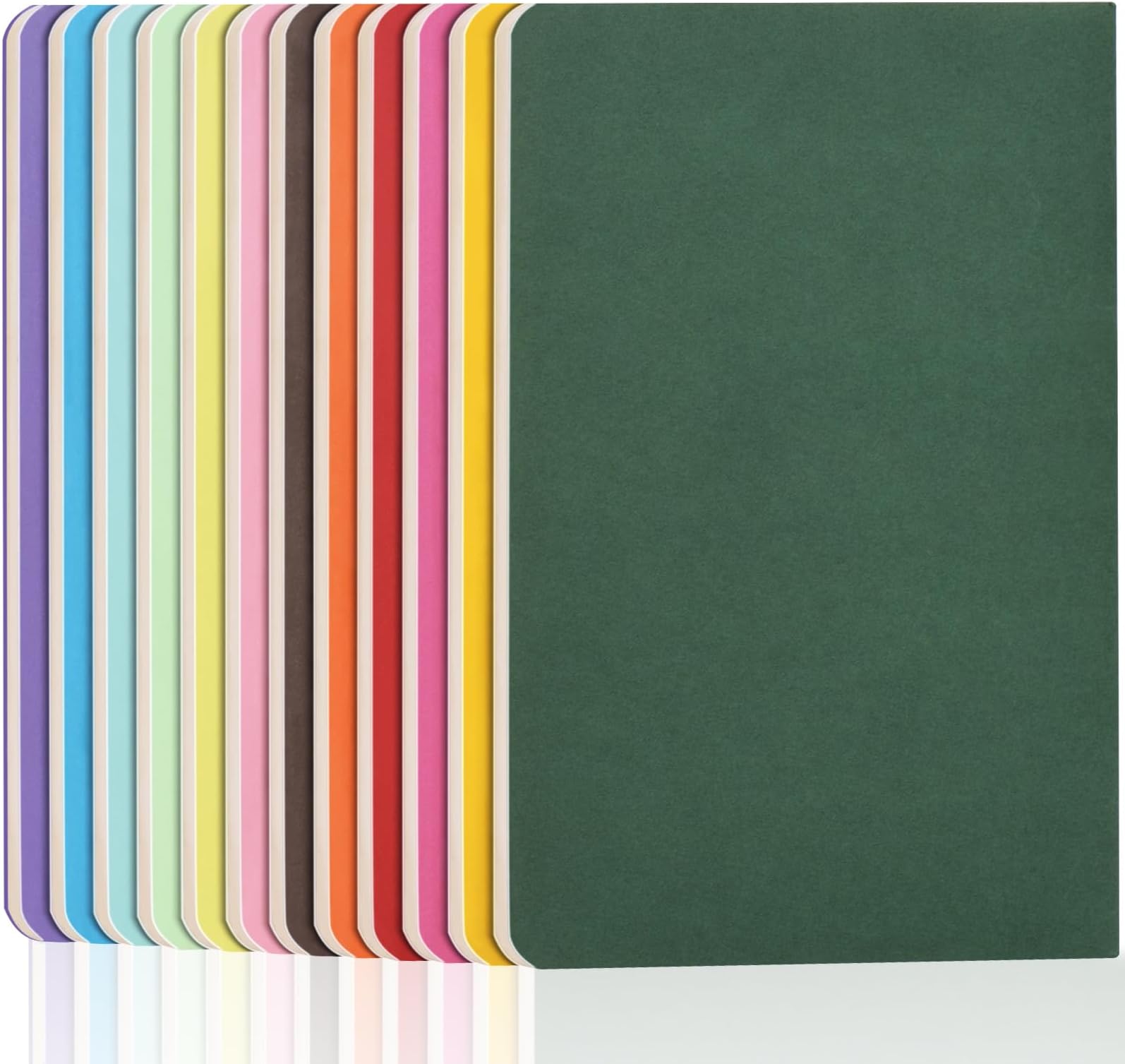 ZCZN A5 Lined Notebooks, 12-Pack, 60 Pages Each, Soft Cover Note Pads ...