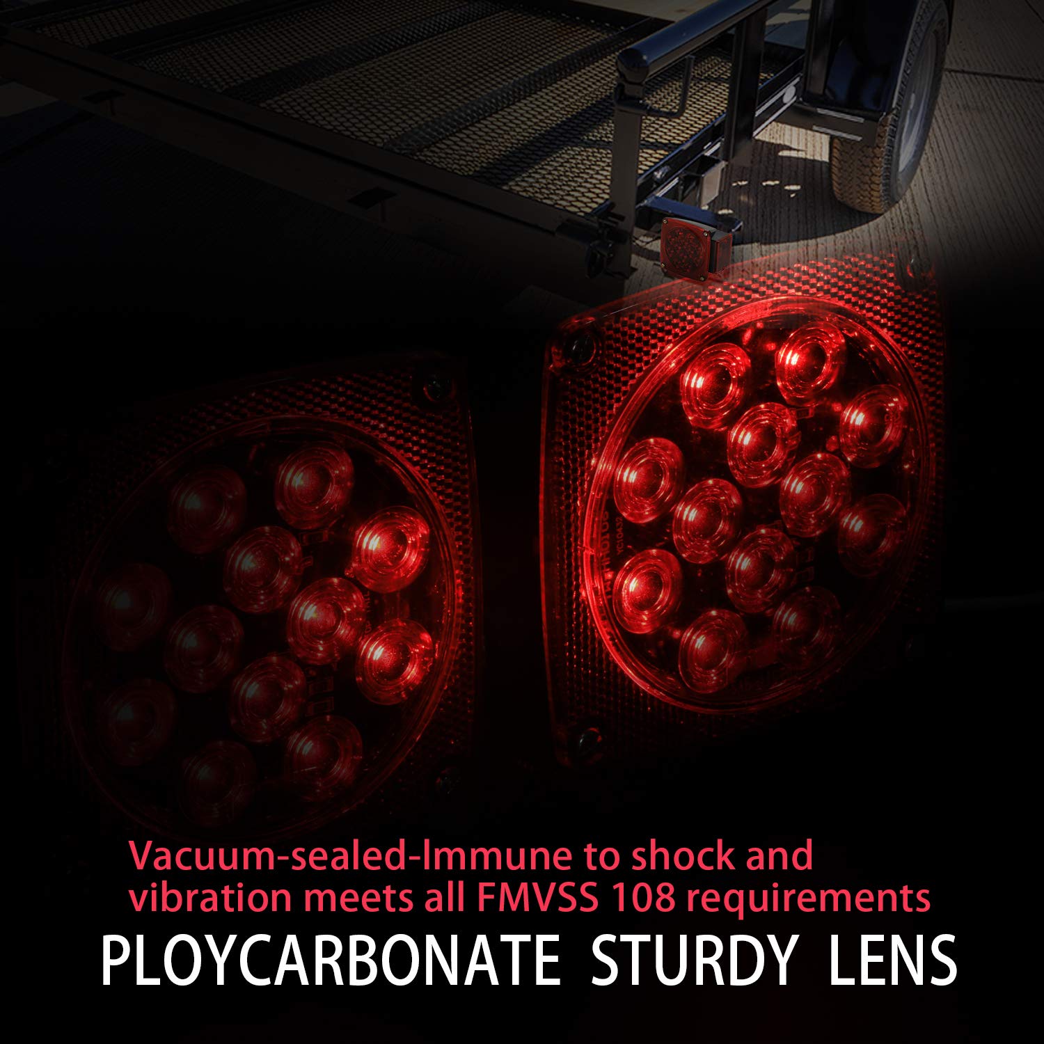 Snapklik.com : 12V LED Submersible Trailer Lights, Left And Right ...