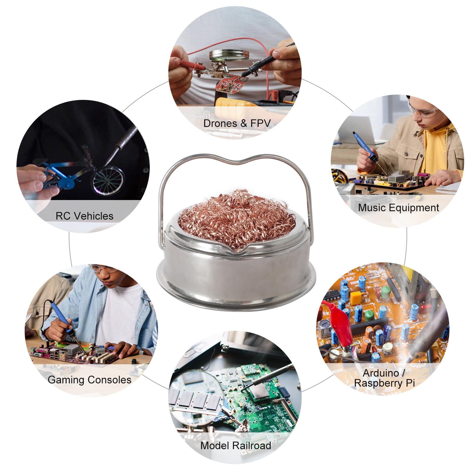 Snapklik.com : Welding Soldering Iron Tip Cleaner Kit, Solder Tip