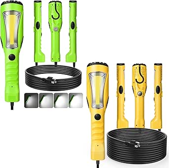 15ft Dimmable & 25ft Corded LED Work Light, COB LED Trouble Light ...