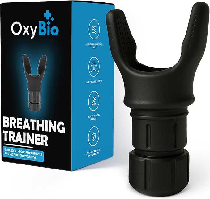 Amazon.com: OxyBio Oxy Respiratory Trainer | Breathe Easier with ...