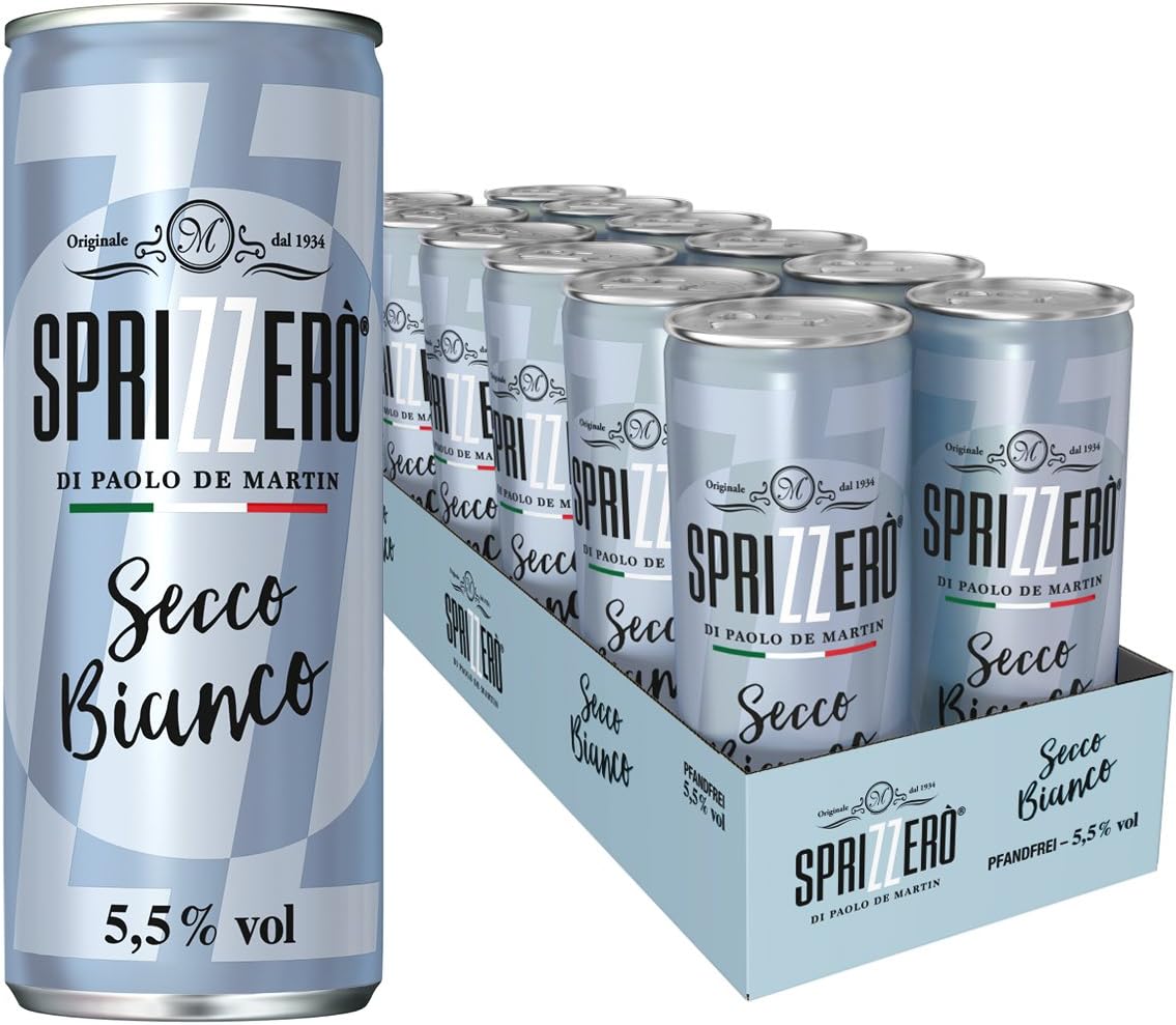 Sprizzerò Secco Bianco (12 x 0.25 l) : Amazon.de: Lebensmittel & Getränke