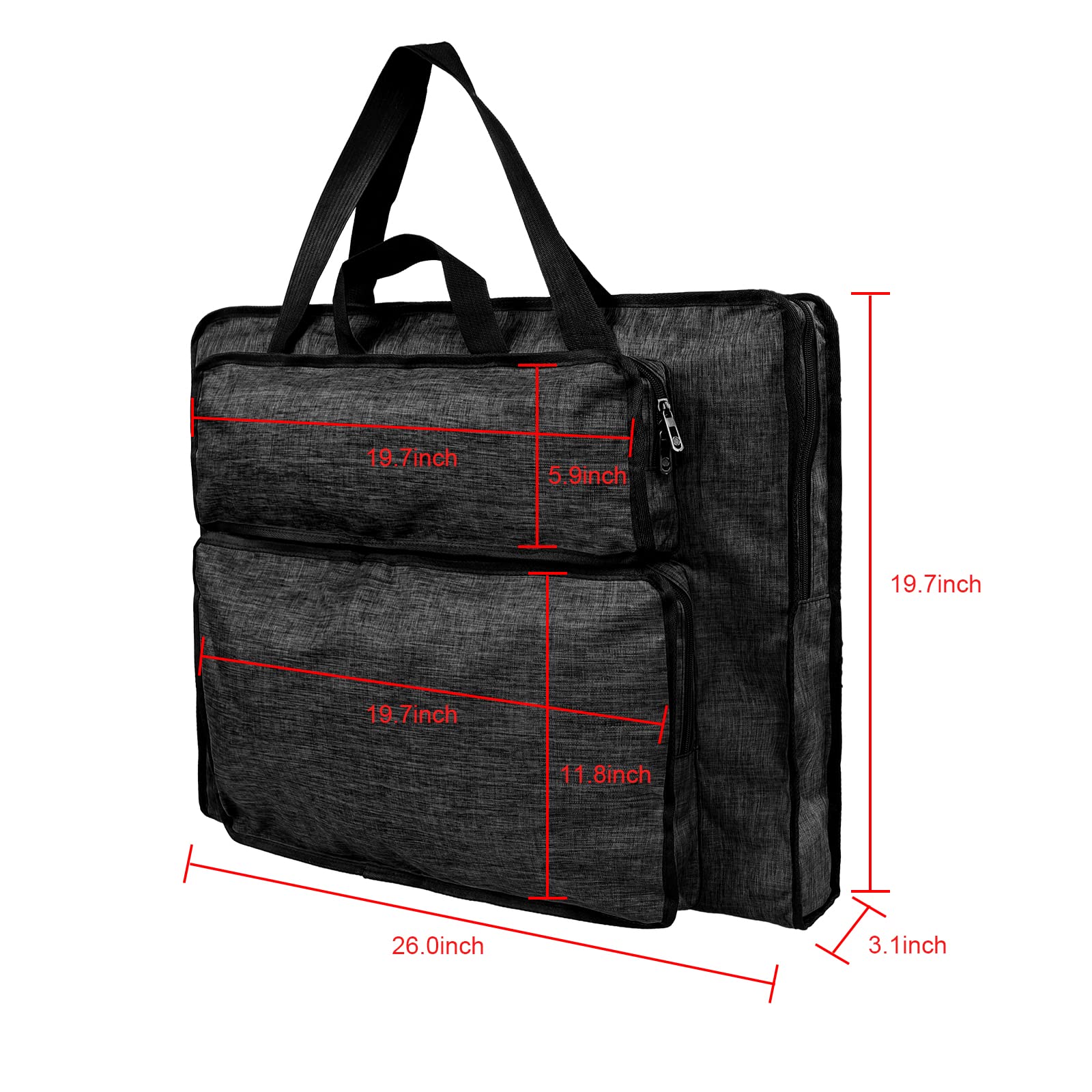 Snapklik.com : Students Water-Resistant Artist Portfolio Tote Bag For ...