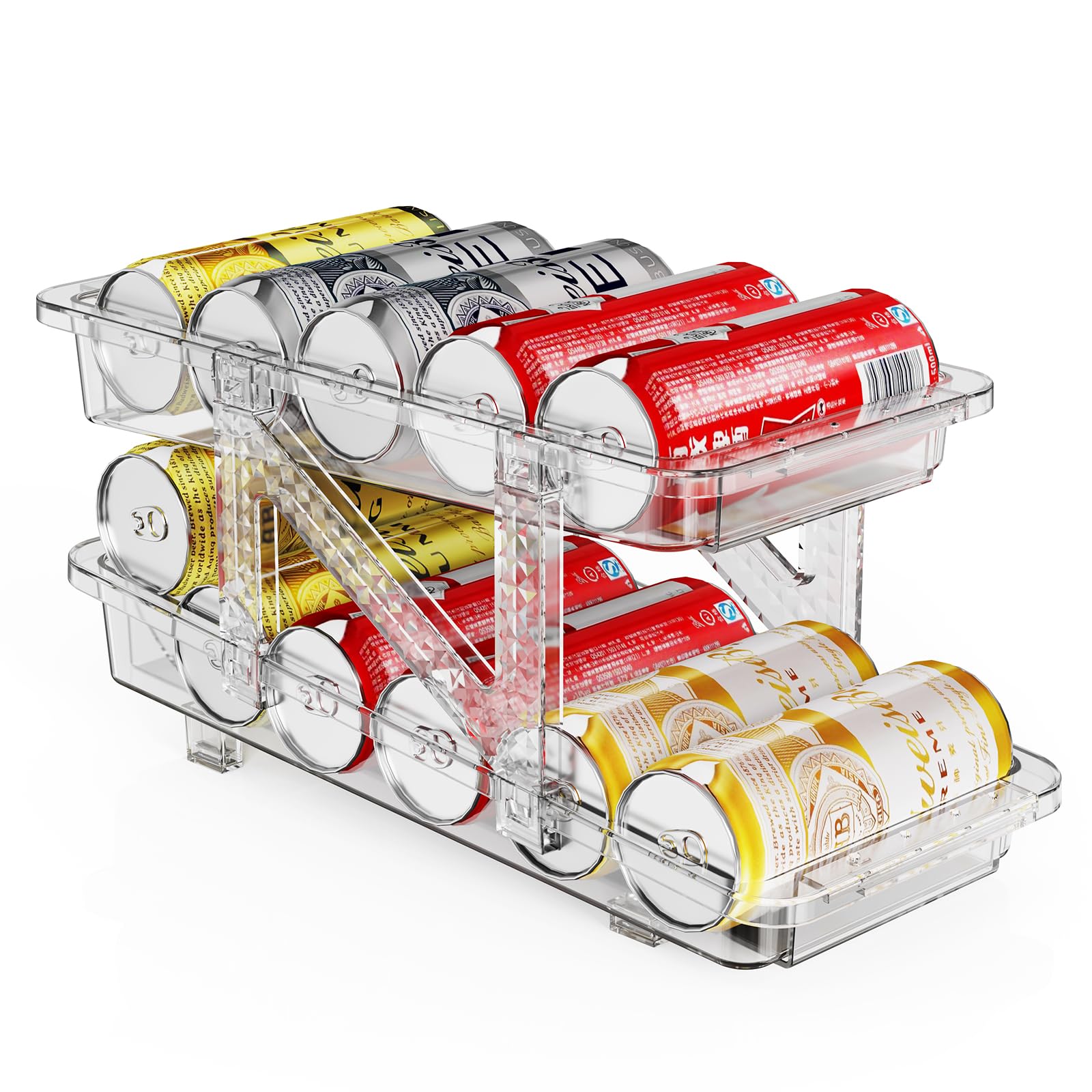 Amazon.com: Soda Can Dispenser for Refrigerator Can Holders for Fridge ...