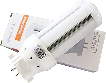 Amazon | FDL18形 超高輝度 FDL18EX-D 全光束1600LM 消費電力8W 力率95％以上 口金GX10Q通用 360 ...