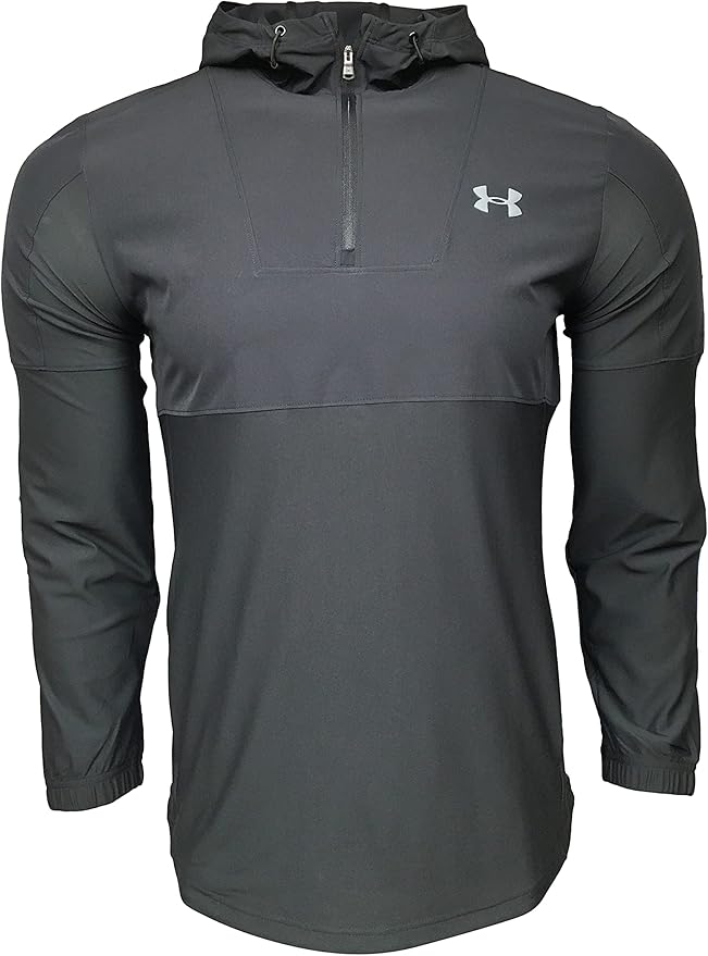 Under Armour Men's 1/4 Zip Hooded Jacket Polyester/Elastane Blend ...