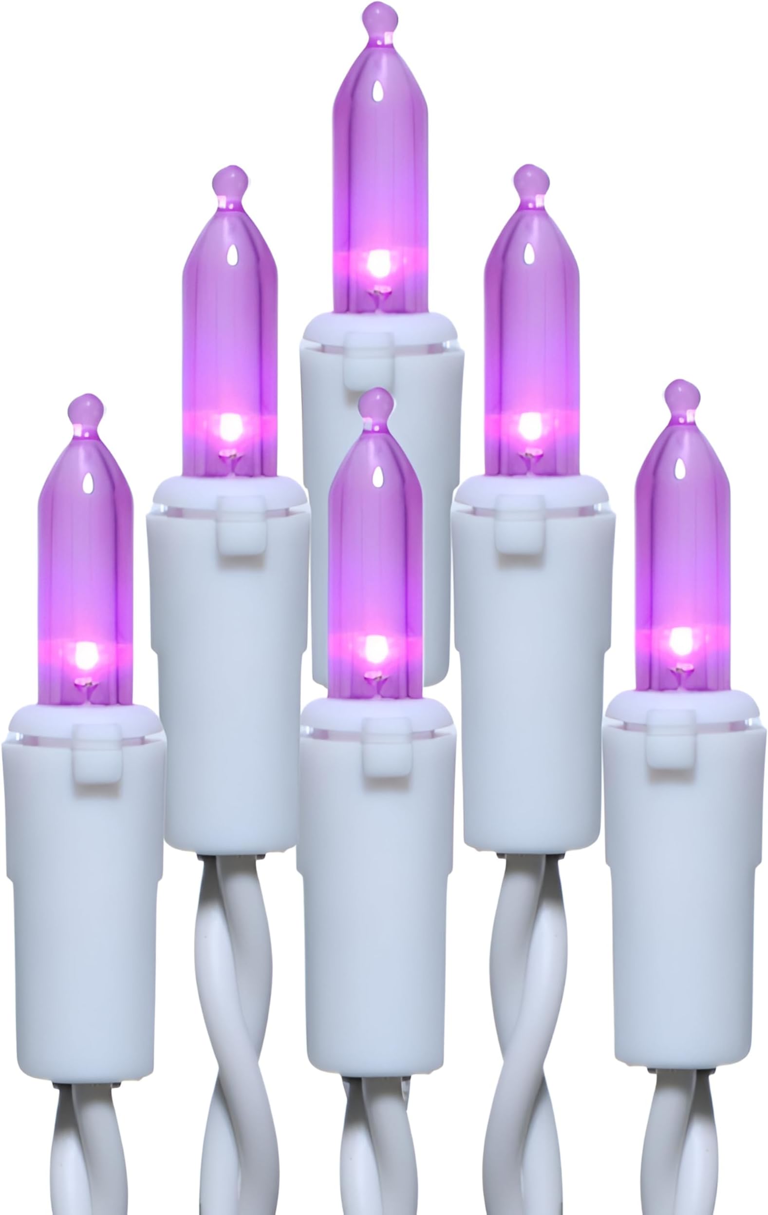 JinBest 100 LED Purple Christmas Lights, UL Certified and Commercial ...
