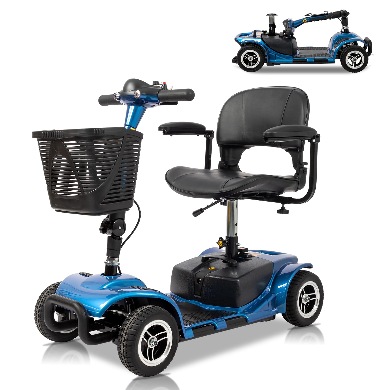 Snapklik.com : Winado 4 Wheel Mobility Scooter, Foldable Electric ...