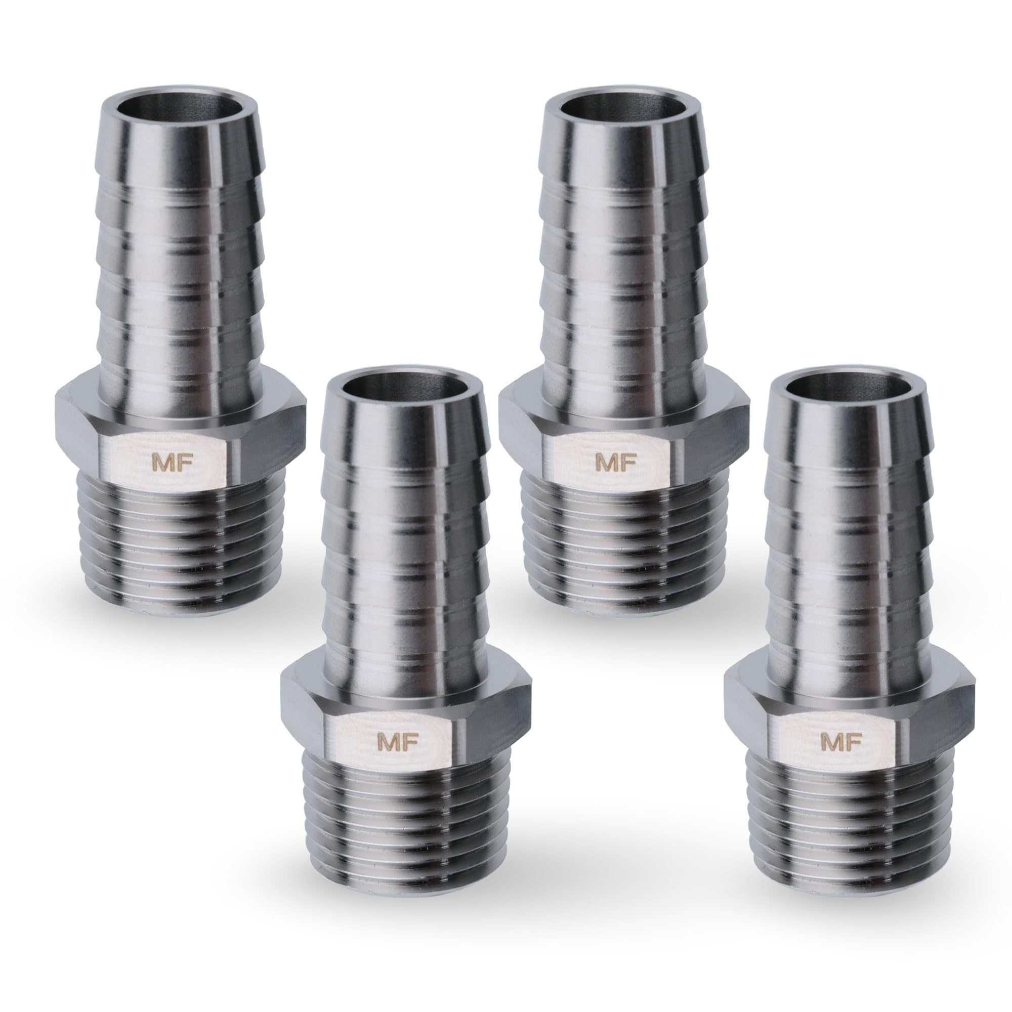 Amazon.com: MAACFLOW Stainless Steel Barb Barbed Hose Fitting 5/8" Hose ...