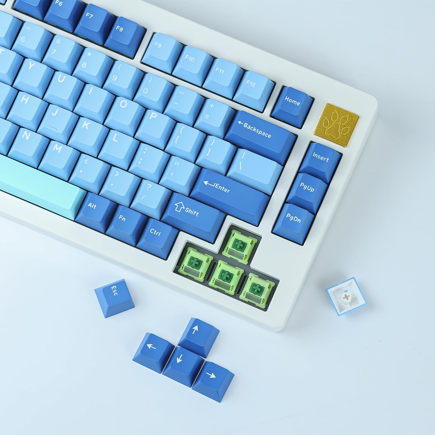 Voyager PBT Keycaps Cherry Profile for 61/64/87/104/108 Cherry Mx ...