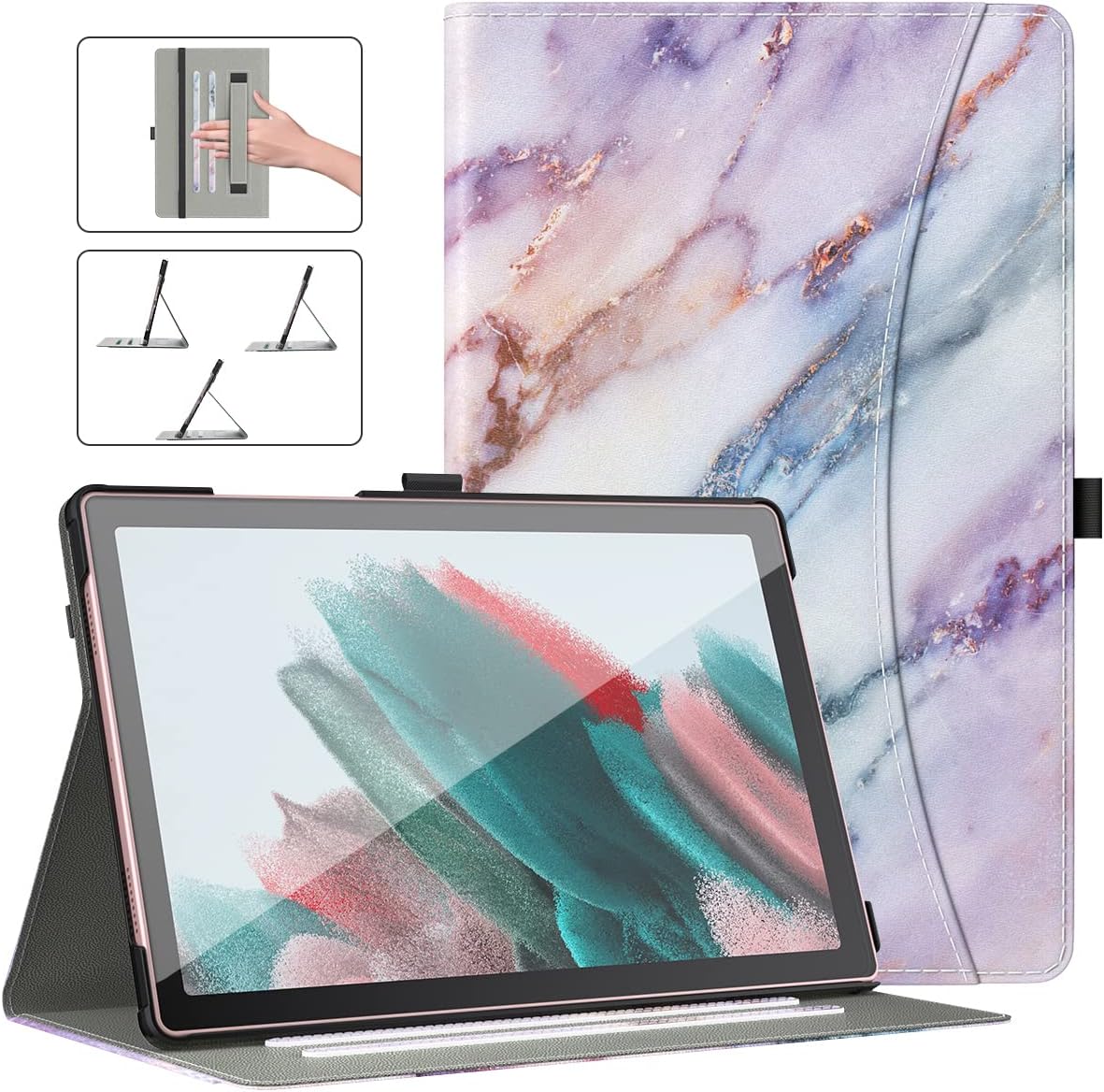 Amazon.com: YUNHOTIC Case for Samsung Galaxy Tab A8 10.5 inch 2022 ...