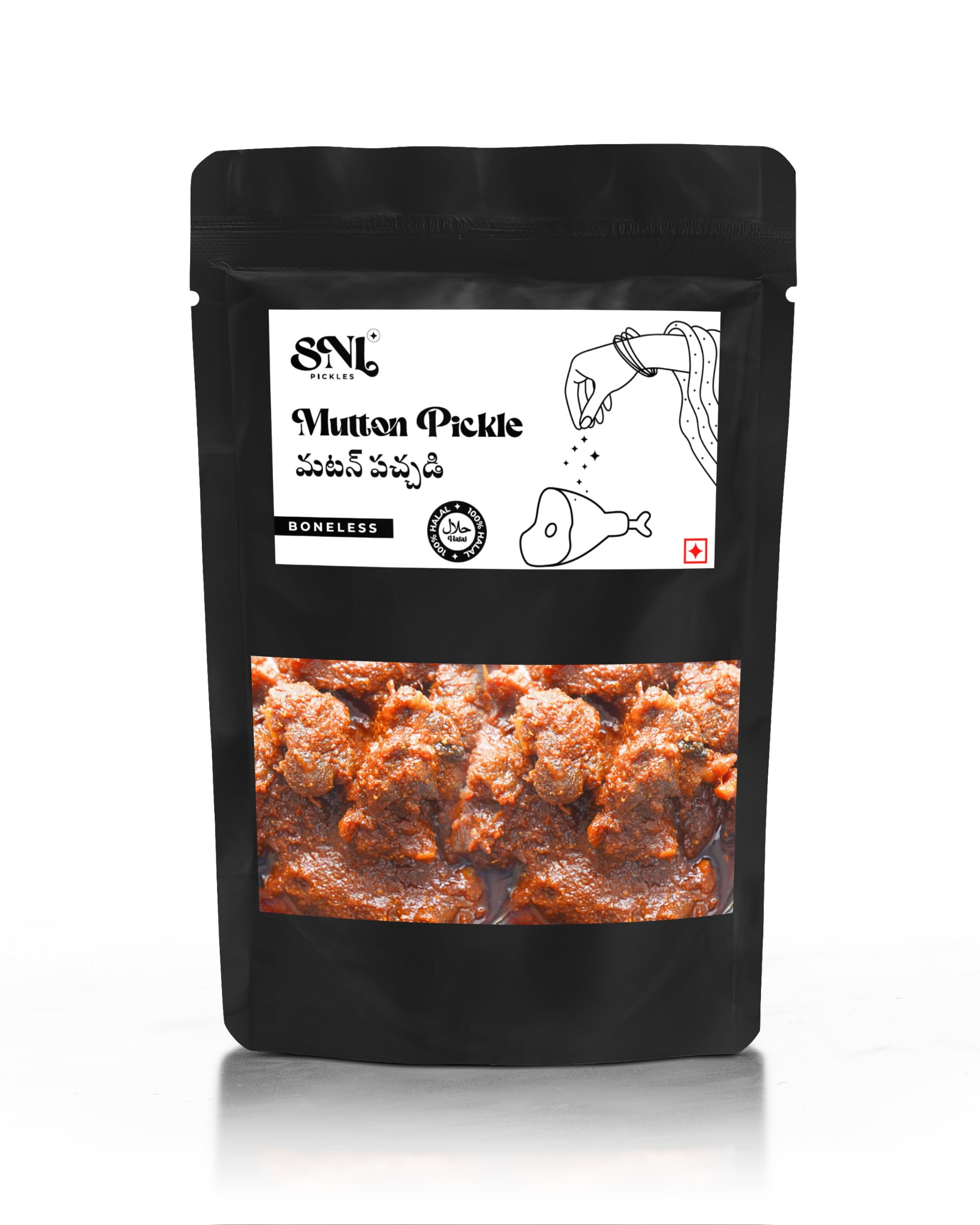 SNL Boneless Mutton Pickle (250g) - A Taste of Tradition, Homemade ...
