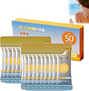 50 Pieces Of Mini Sunscreen In Travel Size, Portable Blocking Isolation ...