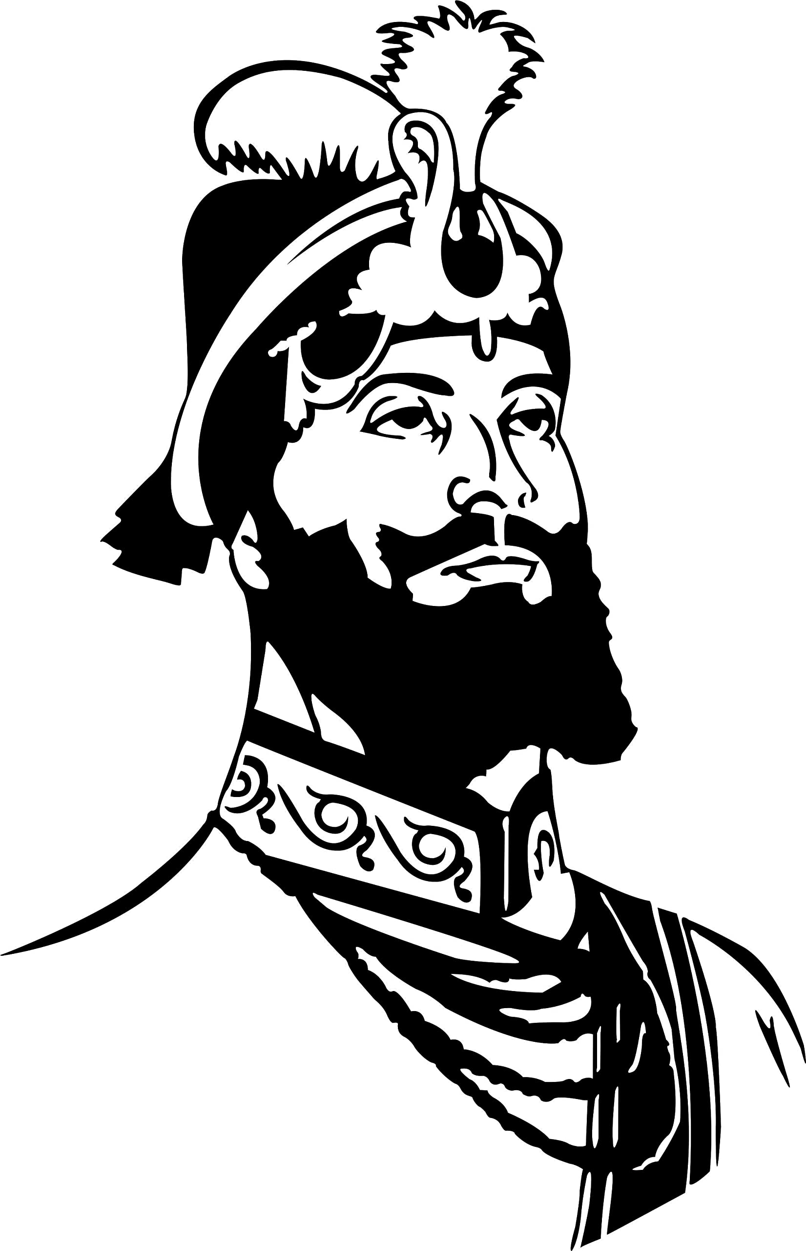 Guru Gobind Singh Black And White