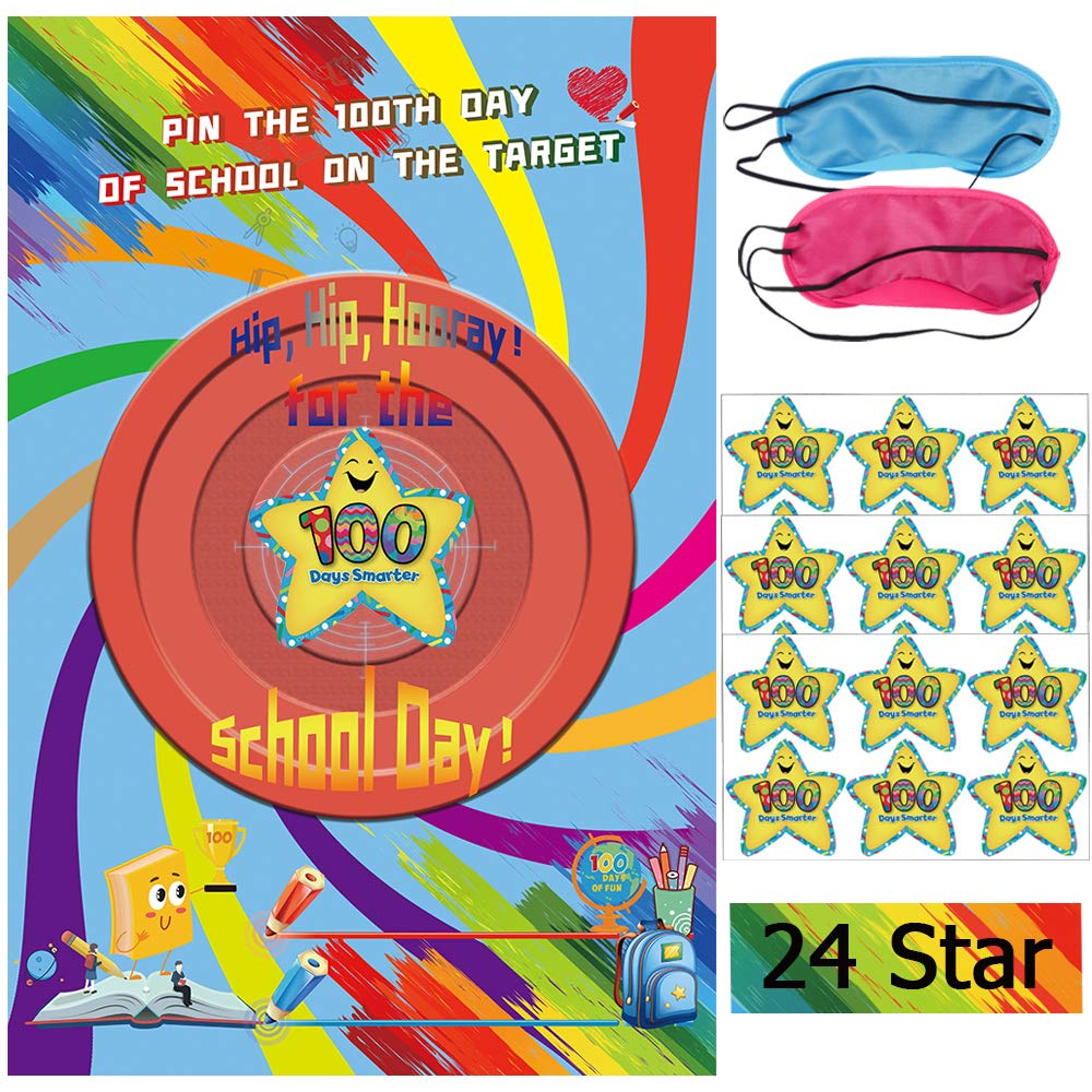 Buy Pin The 100th Day Of School On The Target 100th Day Of School Party Game For Kids buy-pin-the-100th-day-of-school-on-the-target-100th-day-of-school-party-game-for-kids