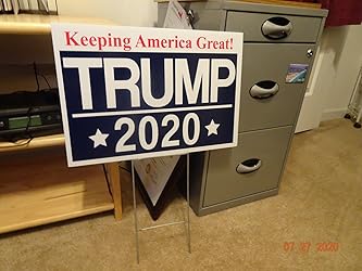 Amazon.com : Trump For President 2020 Outdoor Yard Sign - 12x18 ...