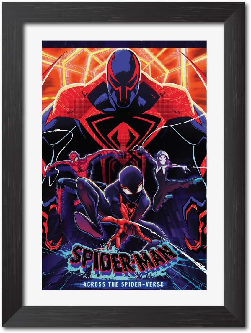 TenorArts Spiderman Poster Quote Marvel Comics Laminated Poster Framed ...