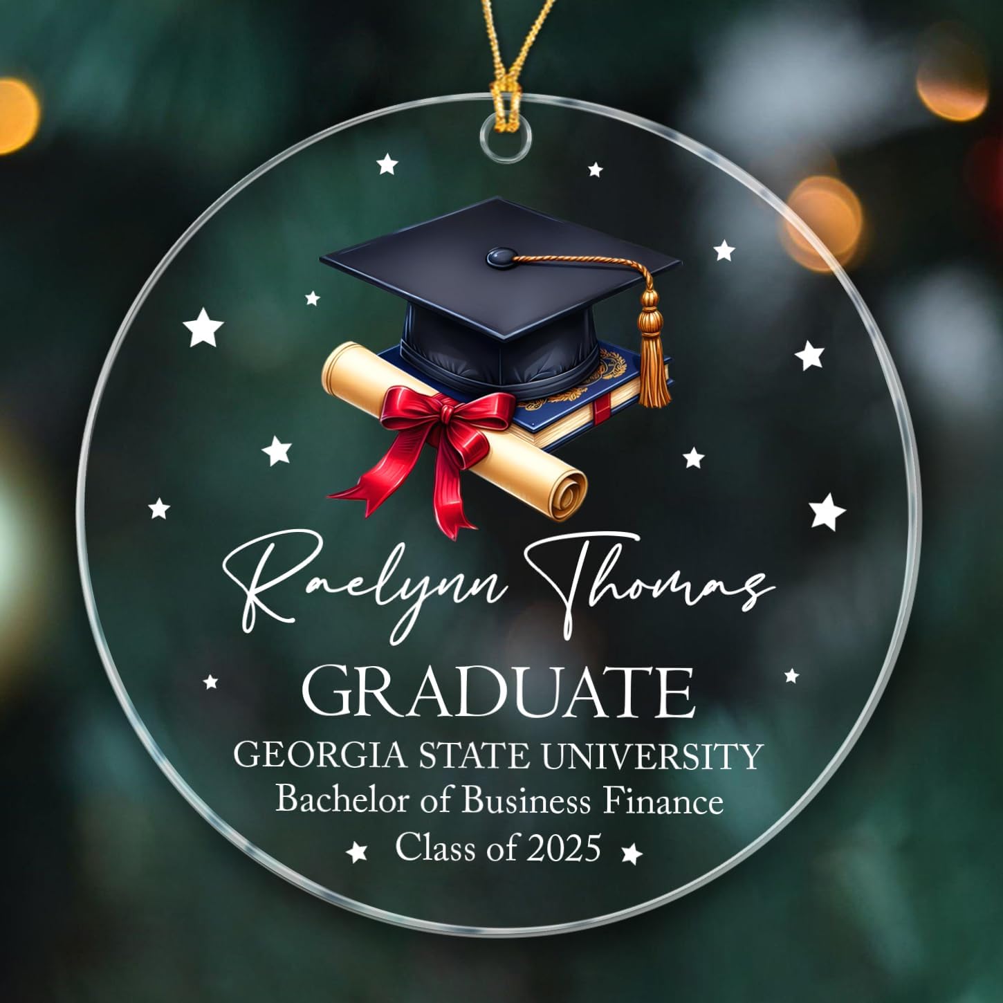 Amazon.com: Graduation Class of 2025 Ornament Gift for College/High ...