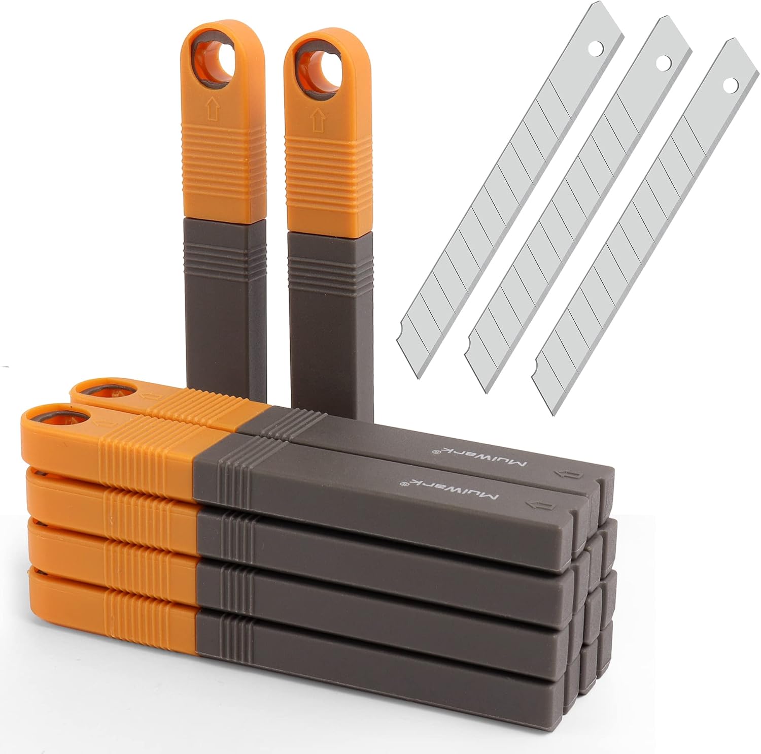 MulWark 100PC 9MM Snap Off 60 Degree Utility Knife Replacement Blades ...