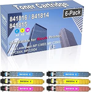 Amazon.com: Credibility Store 6-Pack (2C/2Y/2M) Compatible High ...