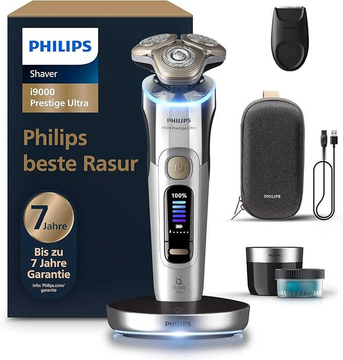 Philips Razor i9000 Prestige Ultra Wet and Dry Razor for Men, Chrome ...