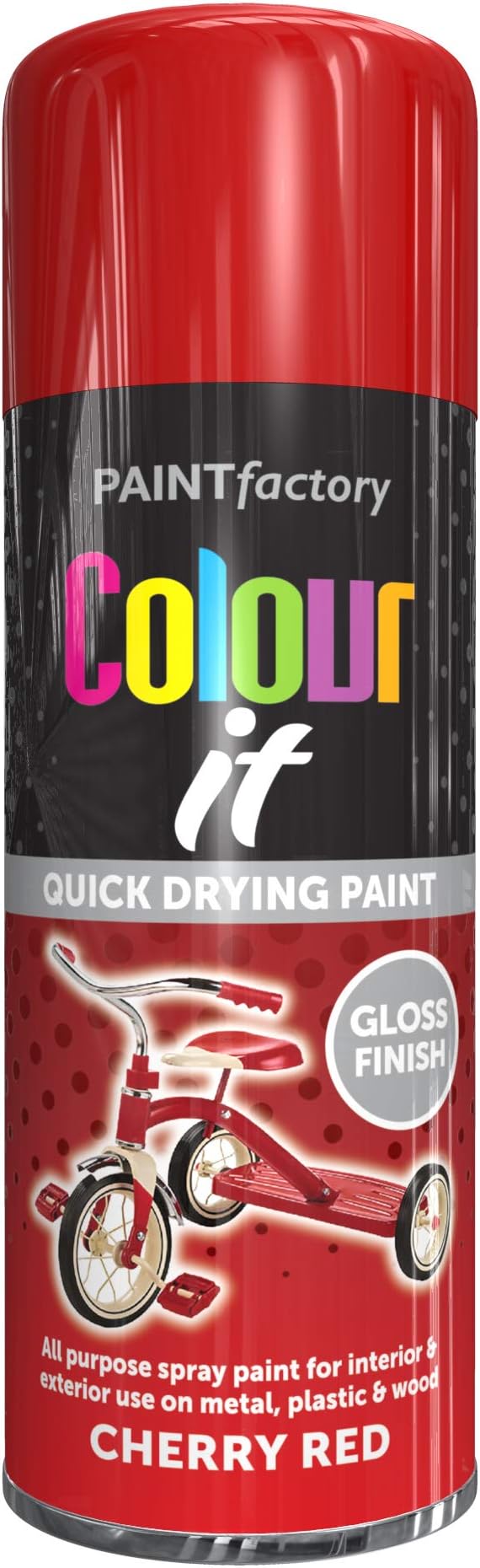 Colour It Cherry Red Gloss, 400 ml : Amazon.co.uk: DIY & Tools