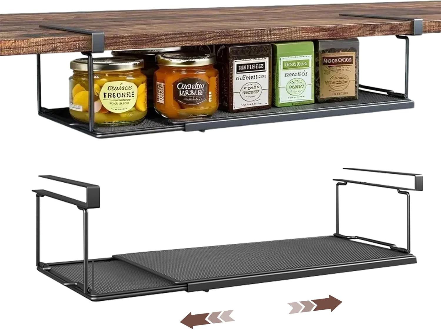 Amazon.com - Davimaxium Expandable Hanging Under Shelf Storage Basket ...