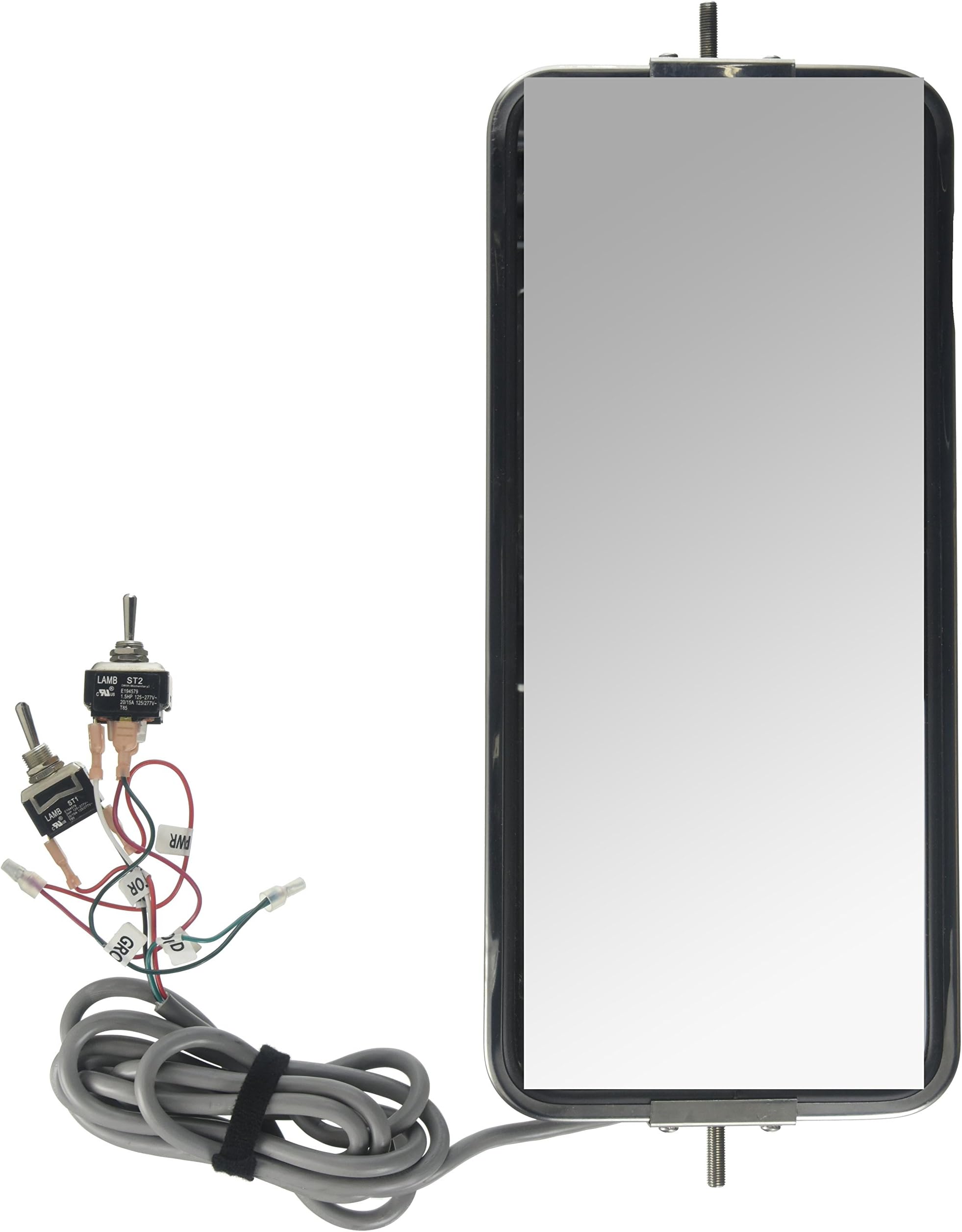 Grote 28461 Remote Control Stainless Steel Heated Mirror Assembly ...