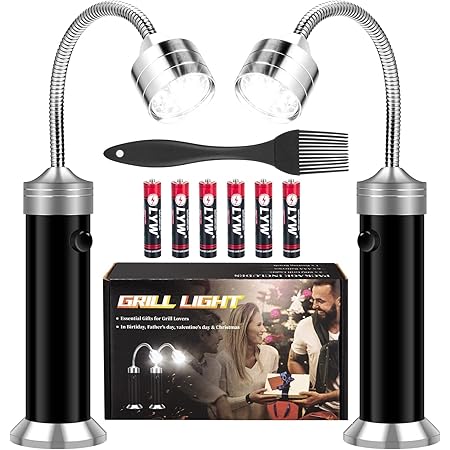 Amazon.com: LED Concepts BBQ Grill Lights Magnetic Base Super-Bright ...