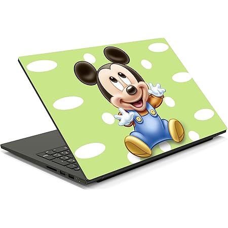 ISEE 360® Cartoon Animation Laptop Skin Cover Laminated Stickers Girls ...