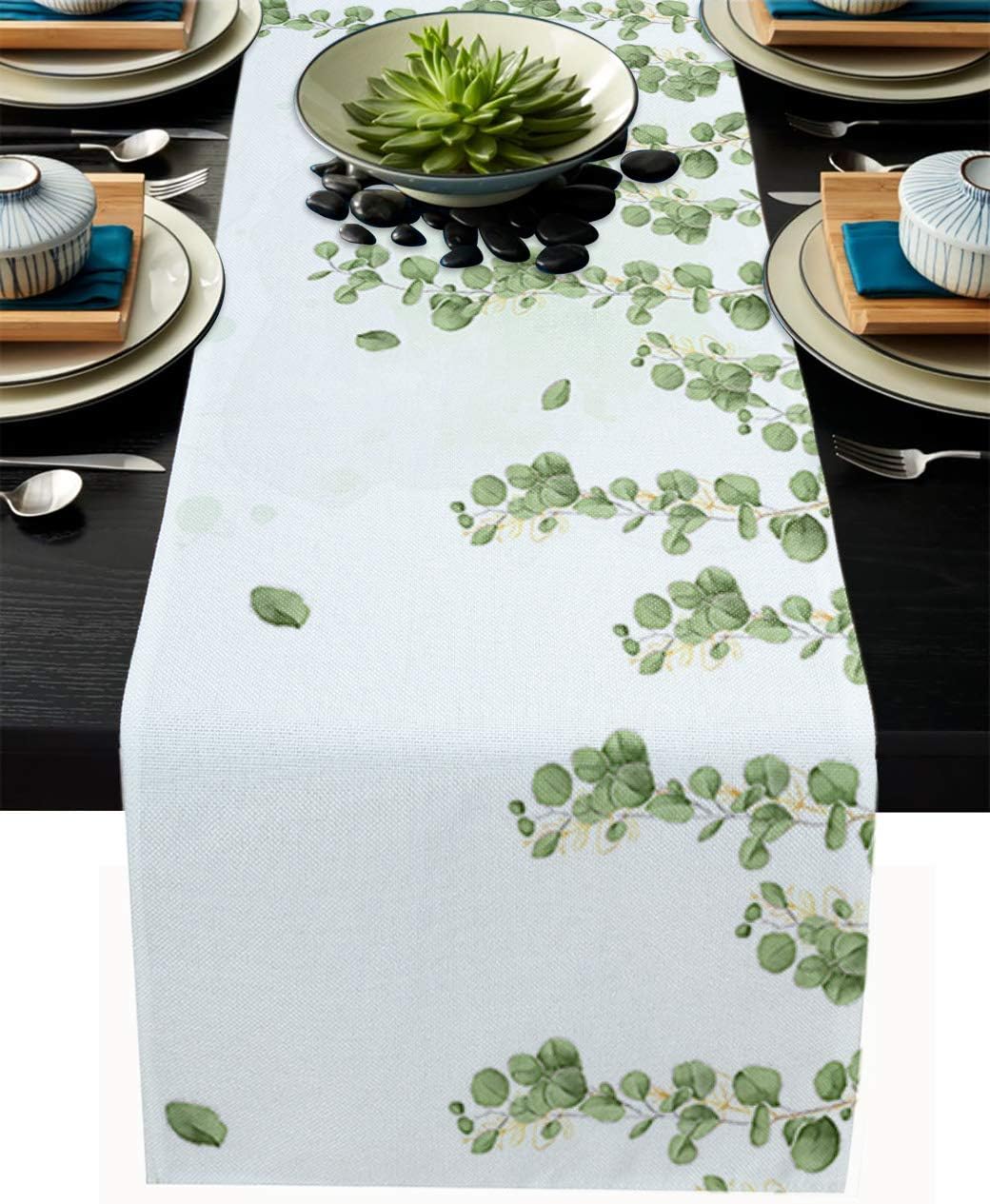 Amazon.com: Table Runner 108 inches Long Farmhouse Table Runners, Rural ...