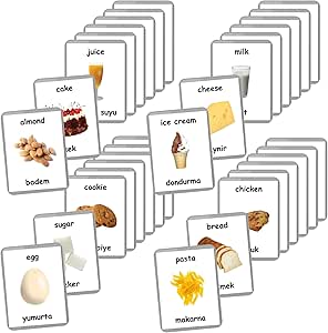Amazon.com: Turkish English Bilingual Flash Cards | Learn Turkish ...