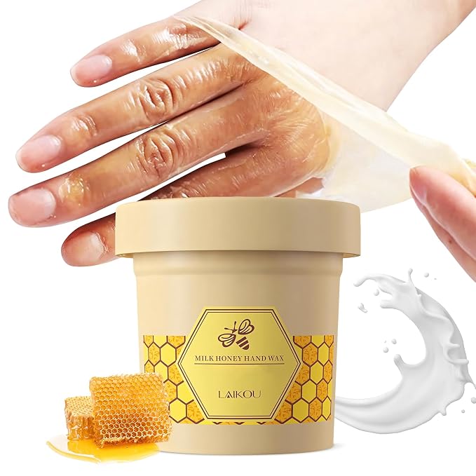 Amazon.com: SPChannel Honey Milk Wax Hand Mask,Hand Peeling Mask for ...