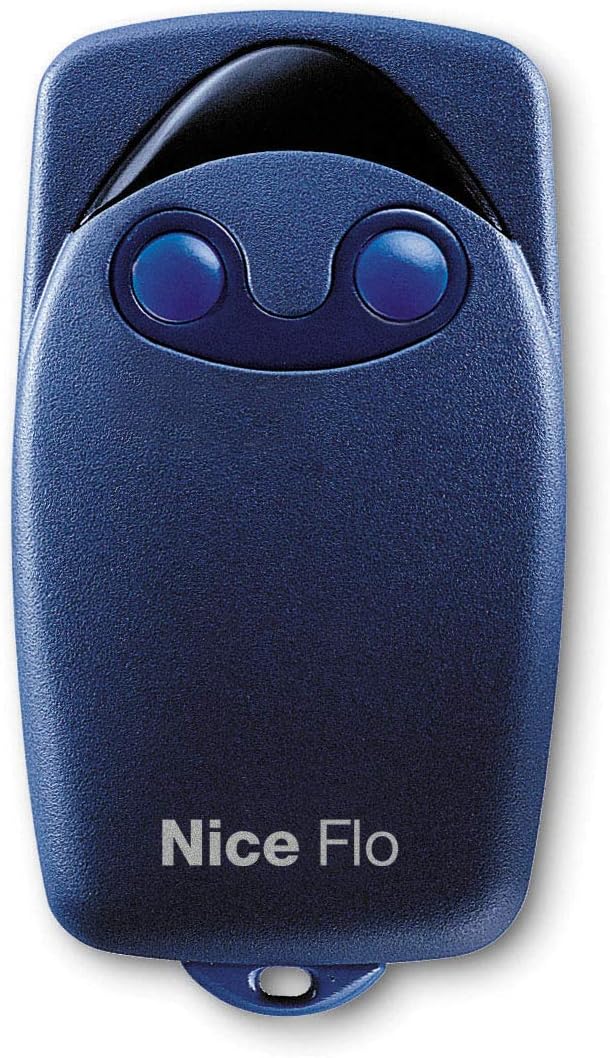 Nice FLO2 Button Key Fob Remote Control Code Electric Gate DIPSWITCHES ...
