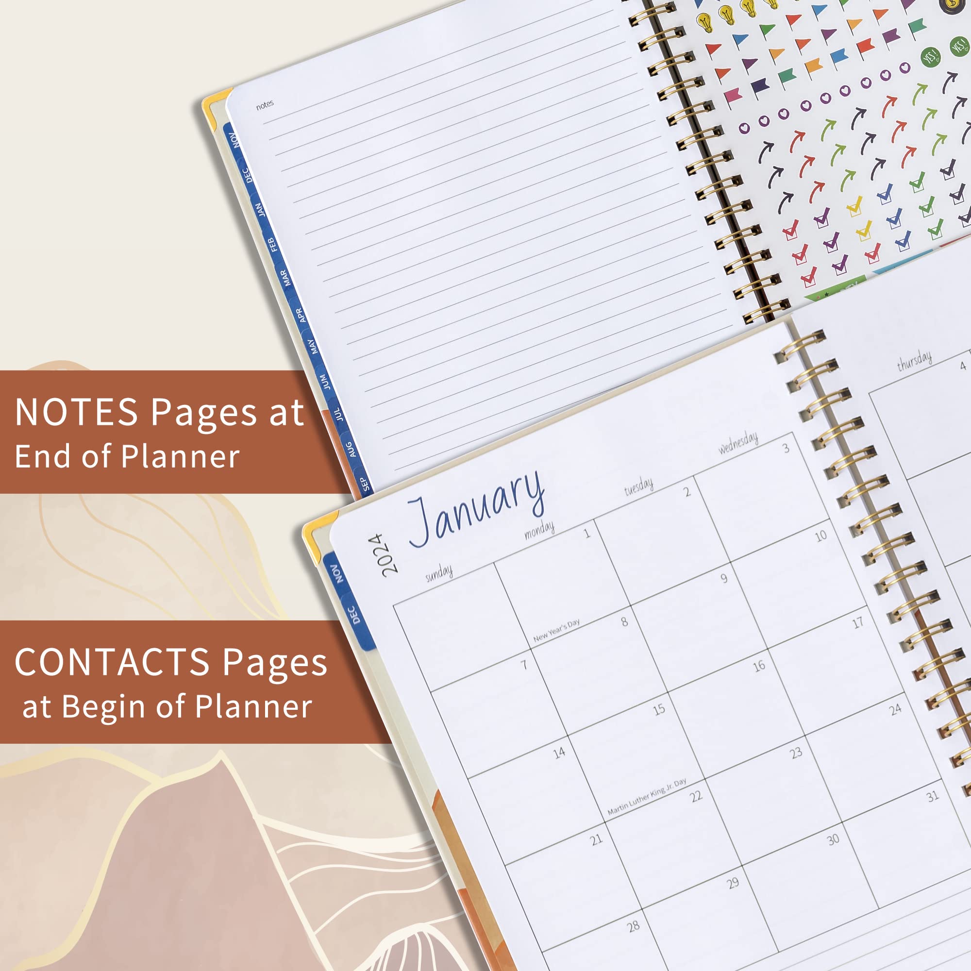 Snapklik.com : Planner 2024 Daily Weekly Monthly Teacher Planner, 85 ...